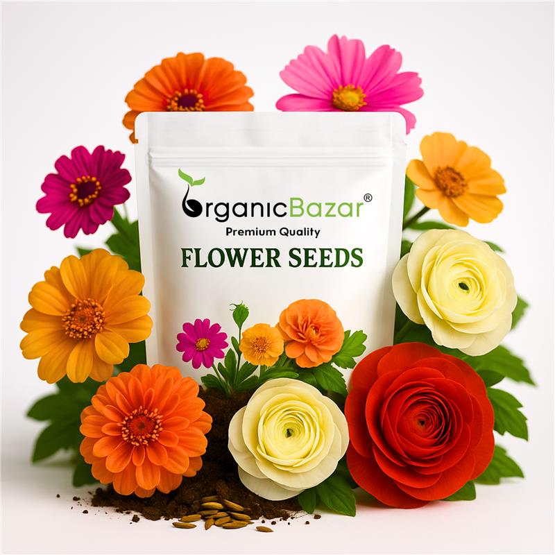 Buy Flowers seeds online Free Delivery All India - OrganicBazar.net