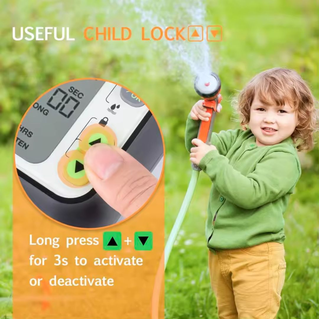 Automatic Water Timer For Drip Irrigation With Smart Rain Sensor