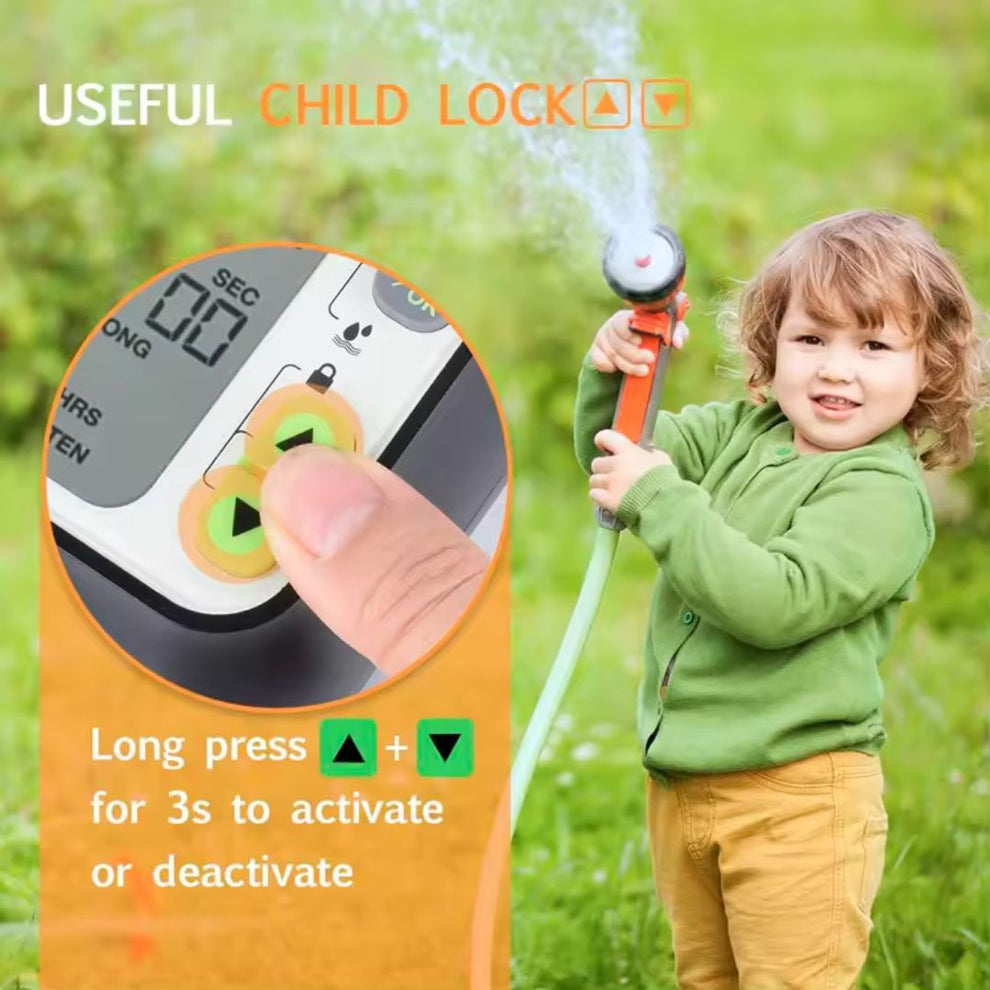 Automatic Water Timer for Drip Irrigation with Smart Rain Sensor