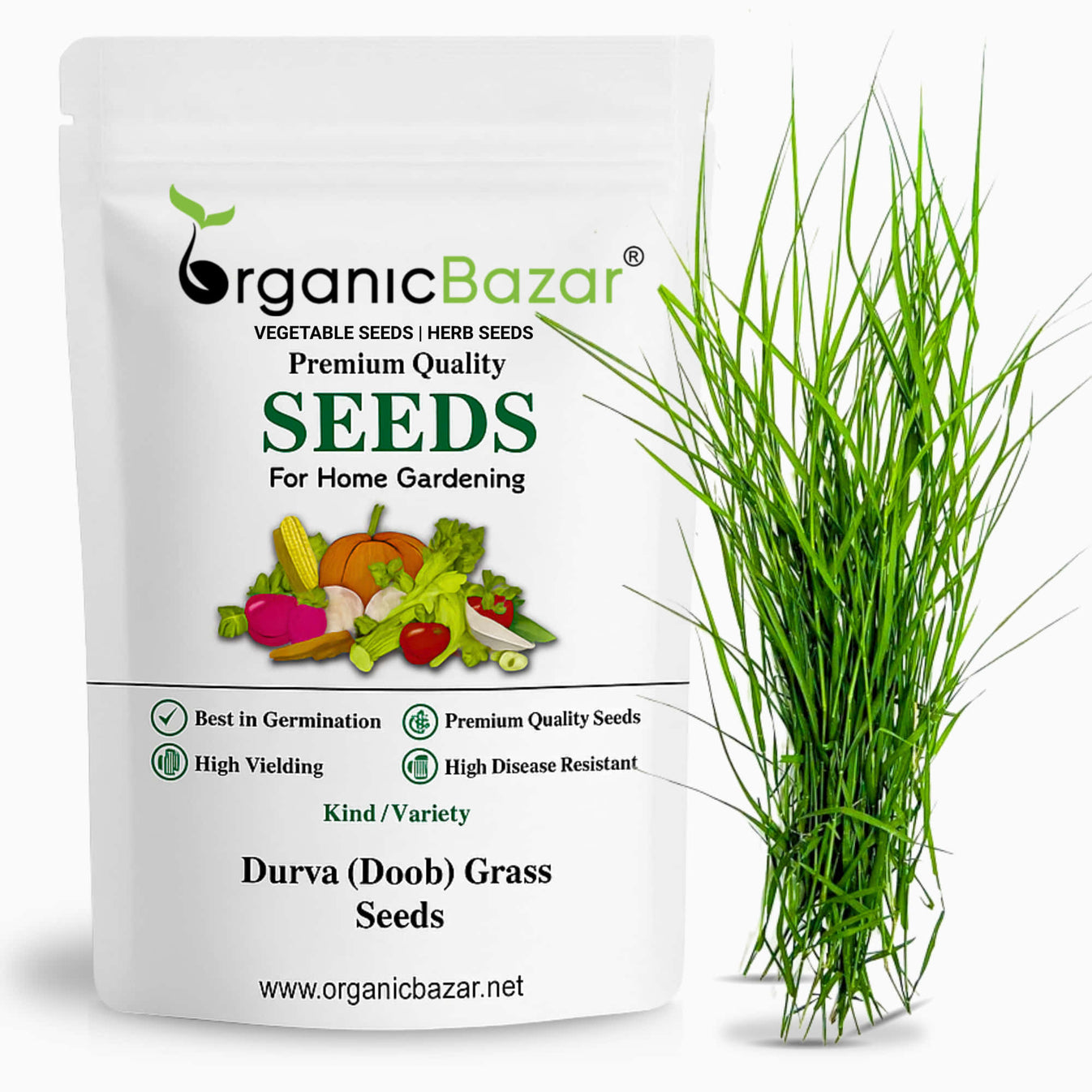 Buy the Best Quality Durva grass Seeds Online : Organicbazar