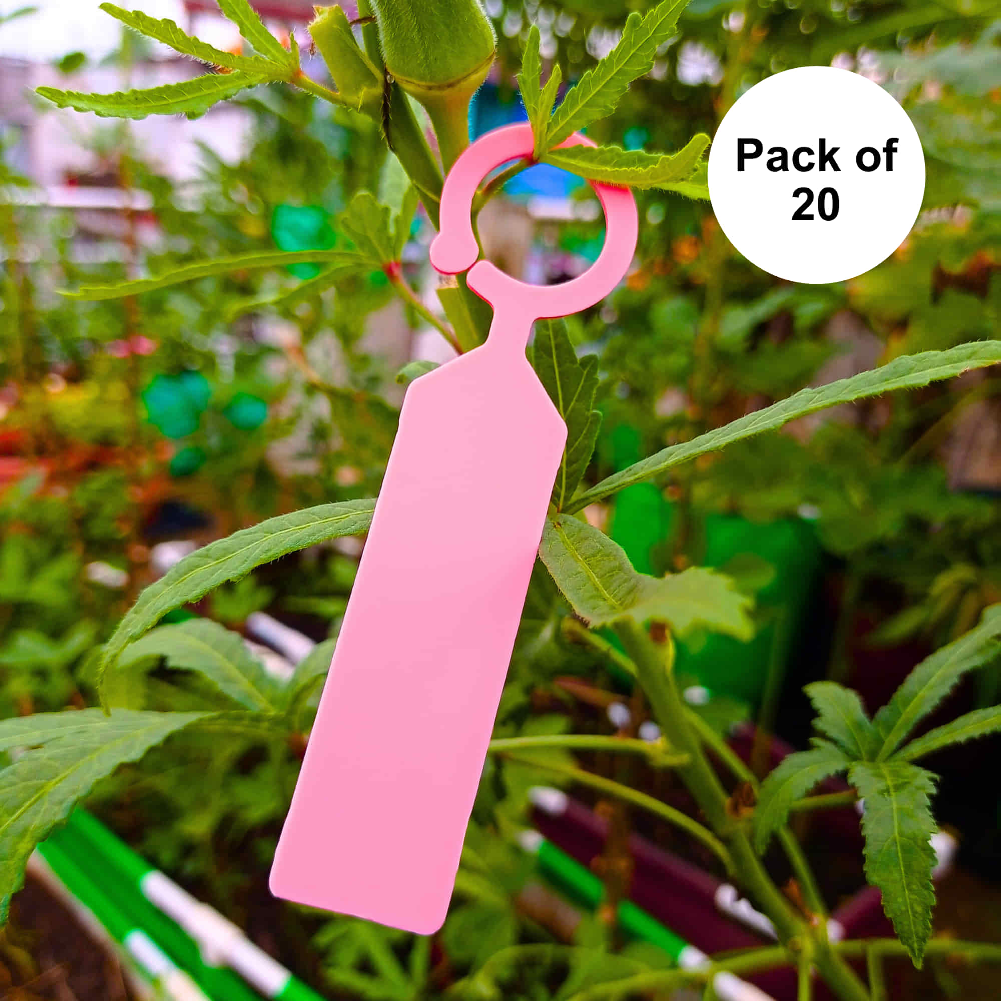 Landscape Tags New New 50Pcs Plastic Waterproof Plant Nursery Garden