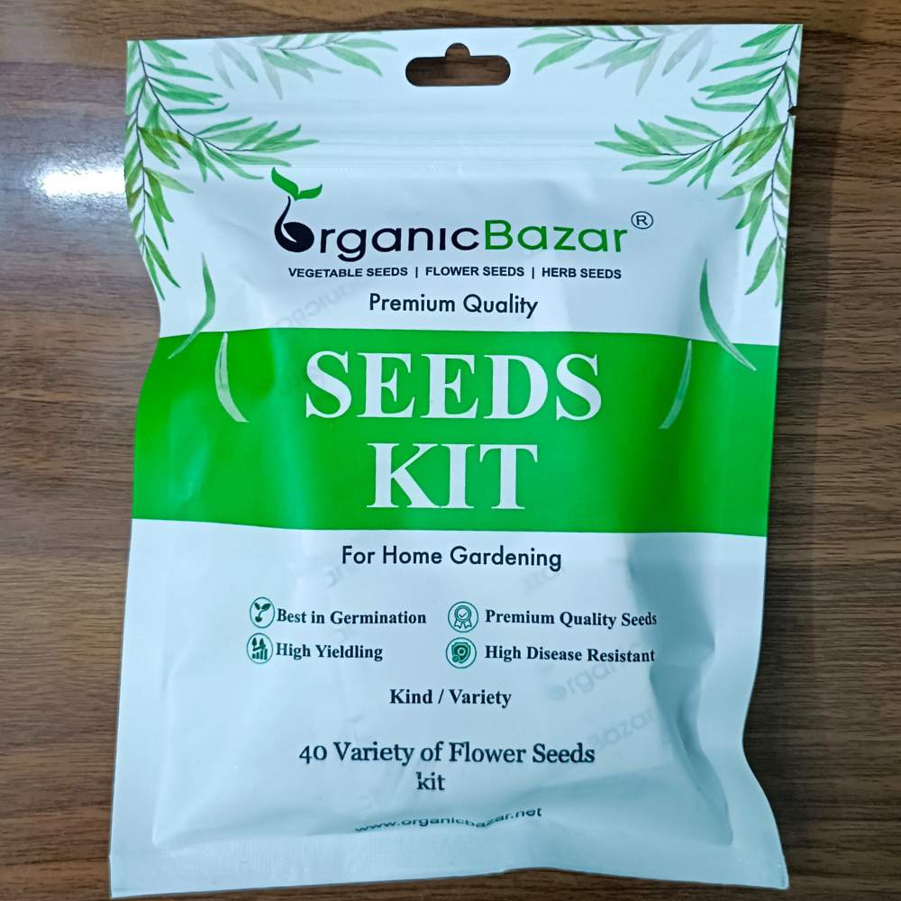 Buy 40 Varieties of Flowers Seed kits Online - Organicbazar