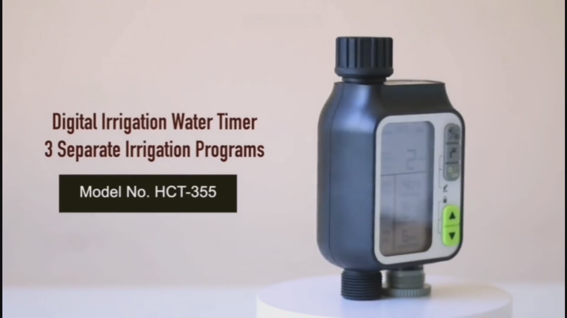 Automatic Water Timer for Drip Irrigation with Smart Rain Sensor