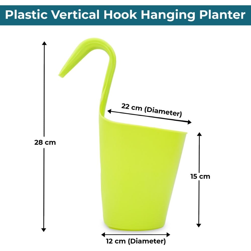 Plastic Hook Hanging Pot Multicolor Best Price Online
