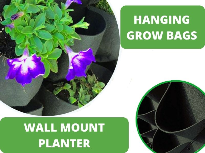 Vertical 24 Pockets Geo Fabric Grow Bag – Organicbazar